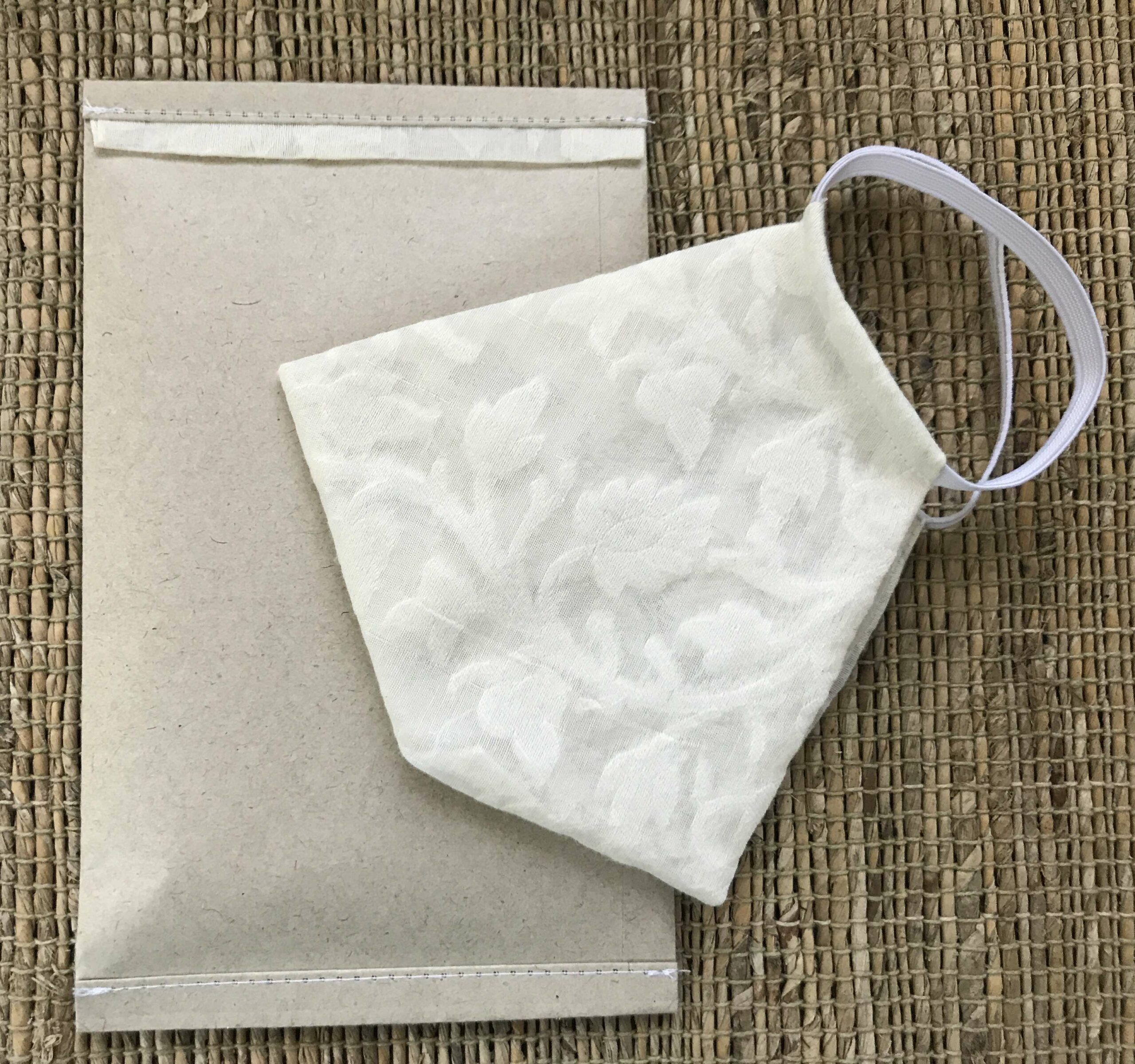 Stay Safe Cotton Brocade Mask | Calyz Textiles